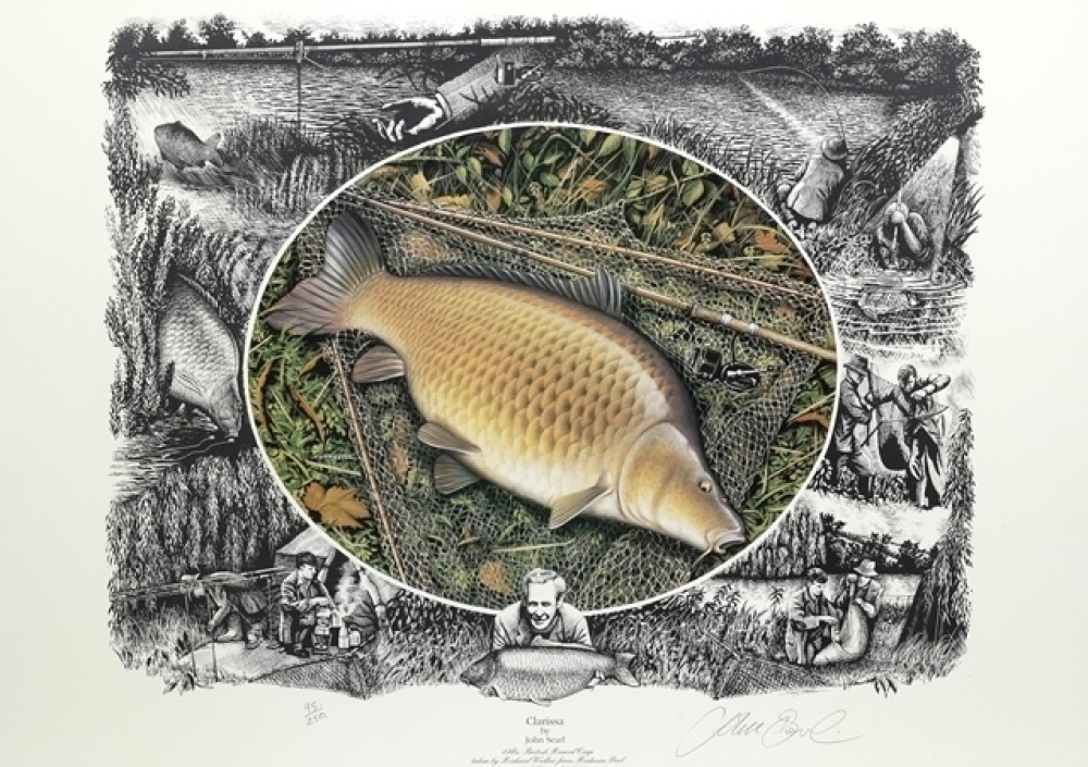 John Searl: Clarissa, limited edition coloured print depicting Richard ...
